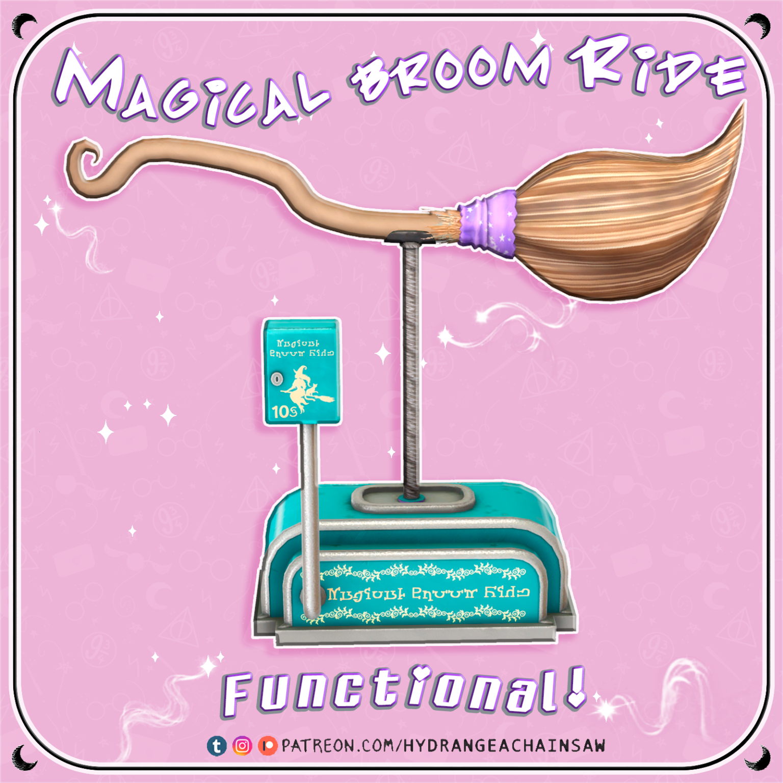 Magical Broom Ride🧹 - Hydrangea